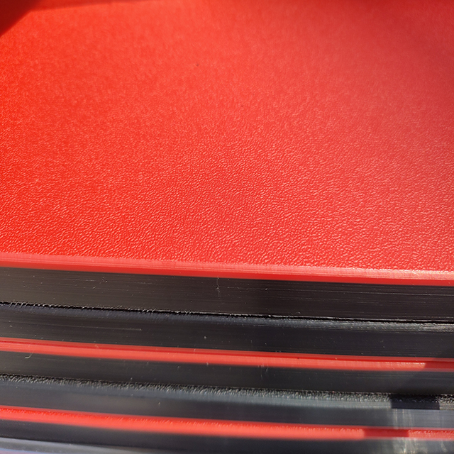 Red Black Red HDPE Layered Sheet Plastic PEHD Board for Playground ...