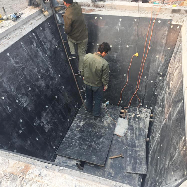 UHMWPE Anti-stick Coal Bunker Liner for Unloading Yard - Buy Blue Super ...